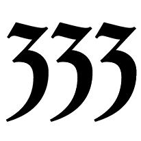 333 Semi-Permanent Tattoo. Lasts 1-2 weeks. Painless and easy to apply ...