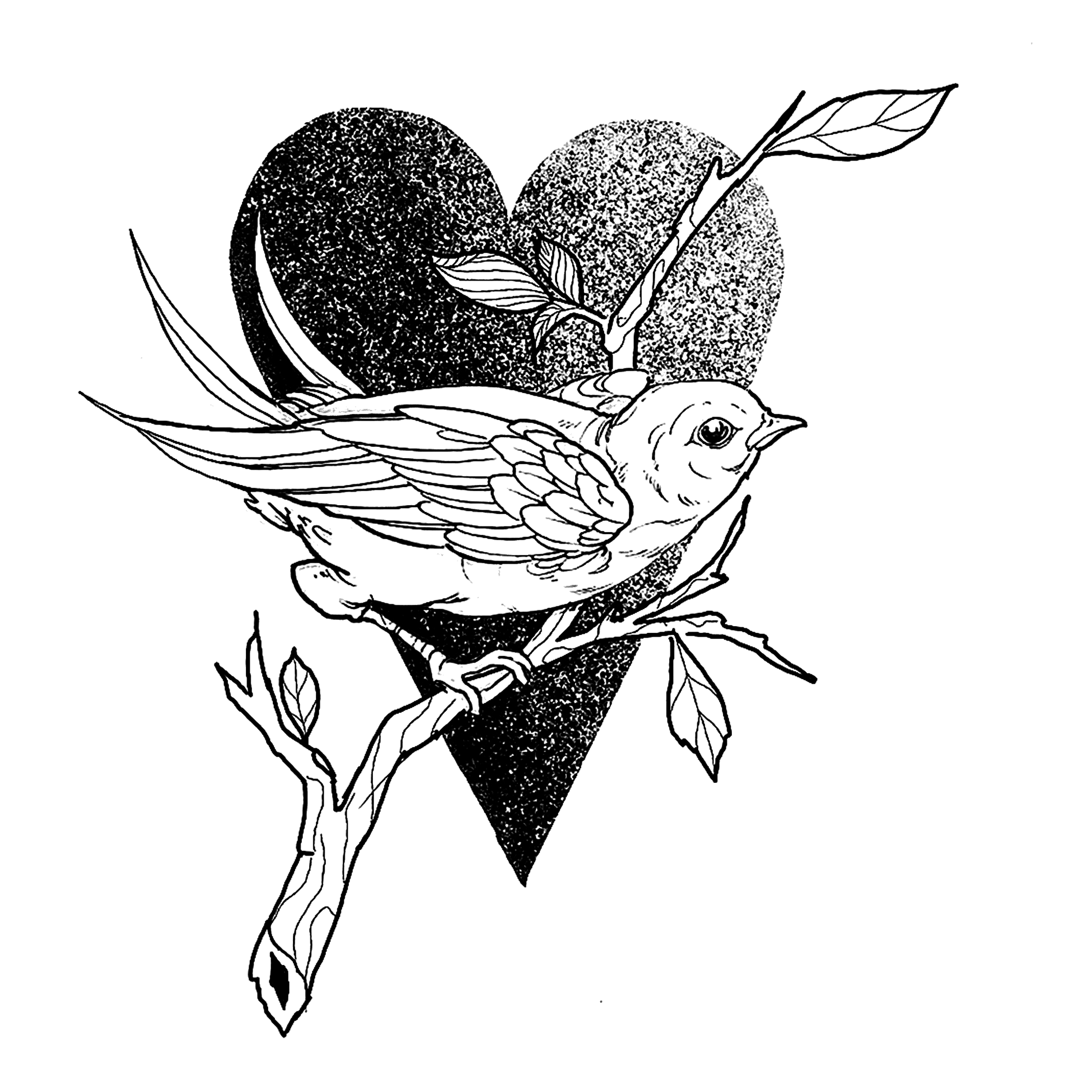 Love Perch Semi-Permanent Tattoo. Lasts 1-2 weeks. Painless and easy to ...