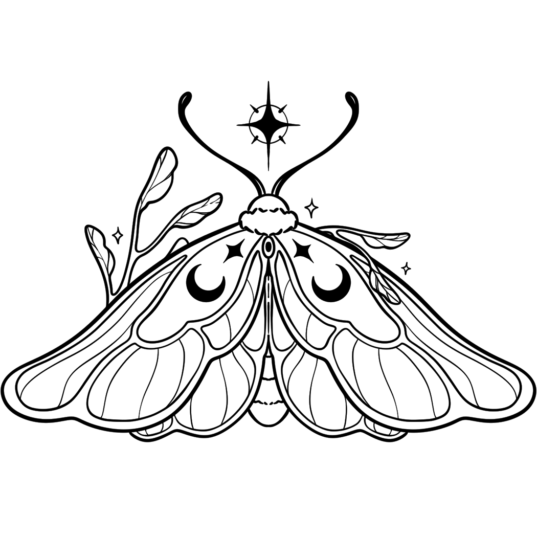 Luna Moth Tattoos Exquisite Designs Inkbox™ Semi Permanent Tattoos