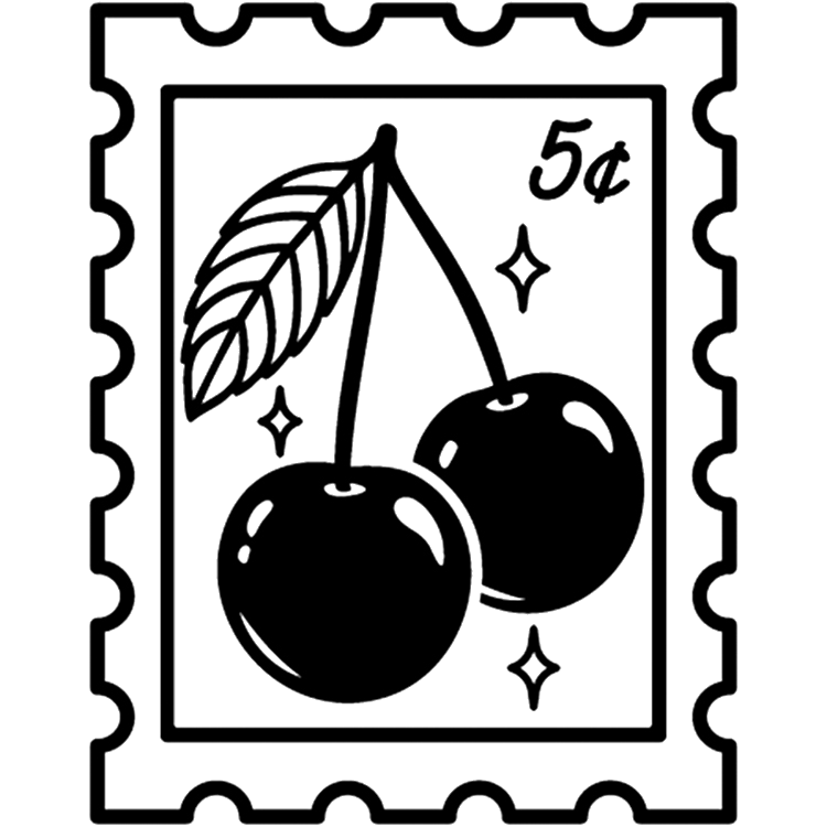 Cherry Express Semi-Permanent Tattoo. Lasts 1-2 weeks. Painless and ...