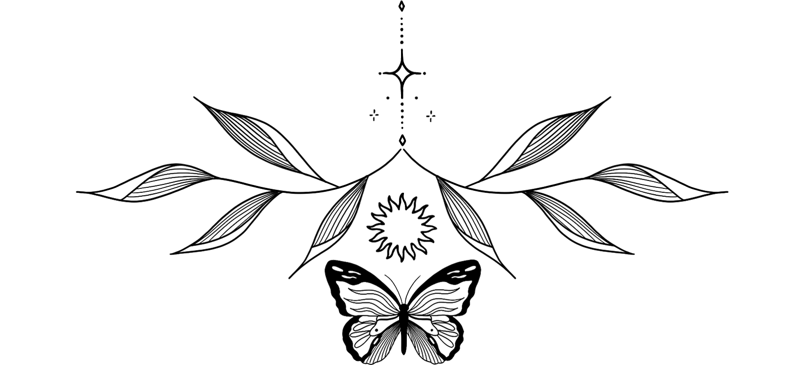 Fine Line Back Tattoos: Sleek & Elegant | Inkbox™ | Semi-Permanent Tattoos