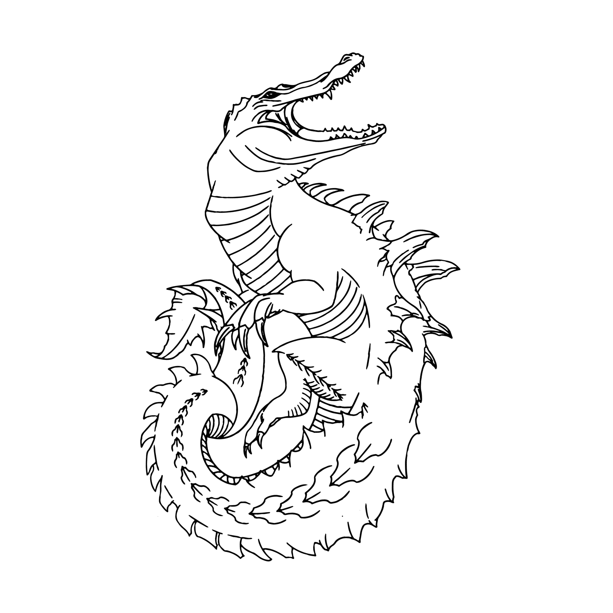 Buwaya Semi-Permanent Tattoo. Lasts 1-2 weeks. Painless and easy to ...