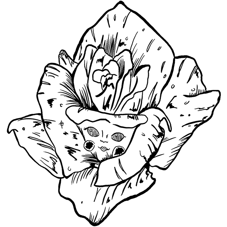 June Rose Semi-Permanent Tattoo. Lasts 1-2 weeks. Painless and easy to ...