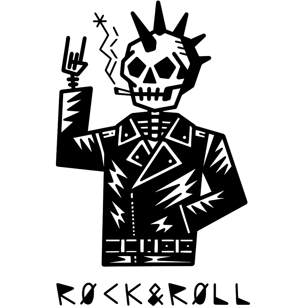 Rock n Roll Semi-Permanent Tattoo. Lasts 1-2 weeks. Painless and easy ...