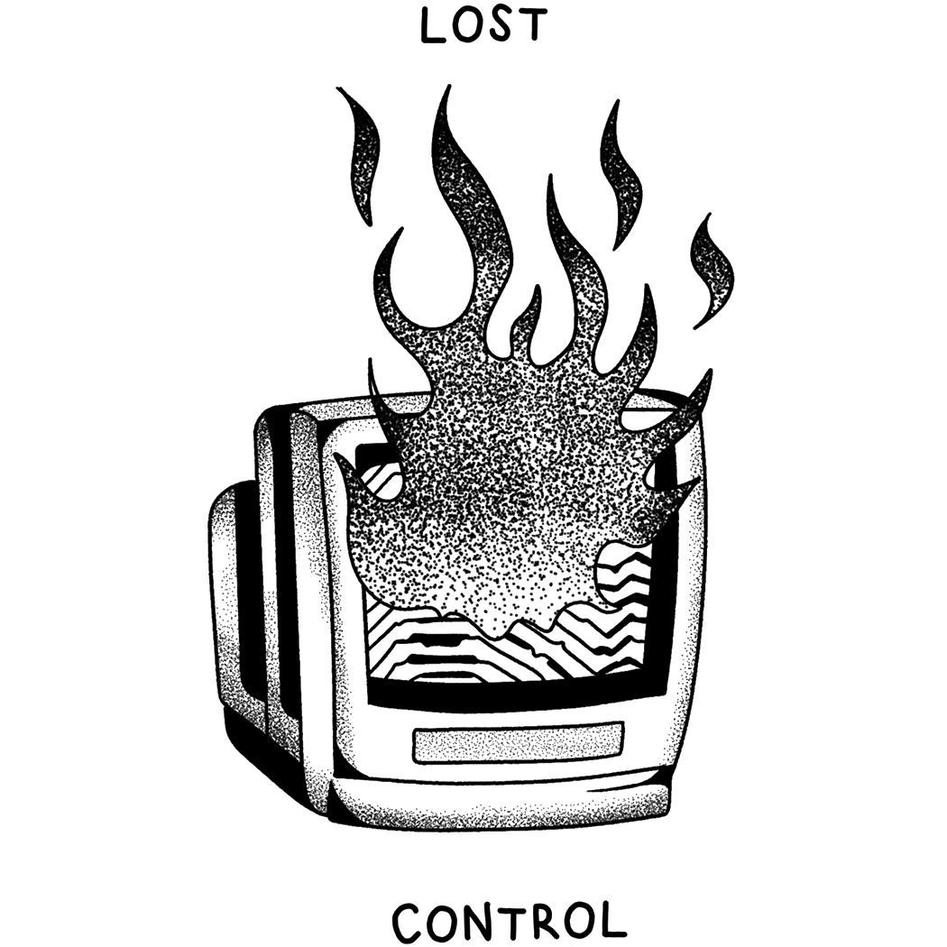 Lost Control Semi-Permanent Tattoo. Lasts 1-2 weeks. Painless and easy ...