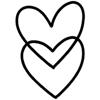 Double the Love Tattoo - Semi-Permanent Tattoos by Inkbox™