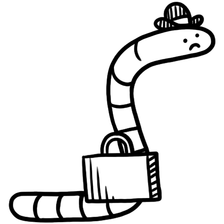 Wriggling Worm Tattoos: Find Your Unique Design Today | Inkbox™ | Semi ...