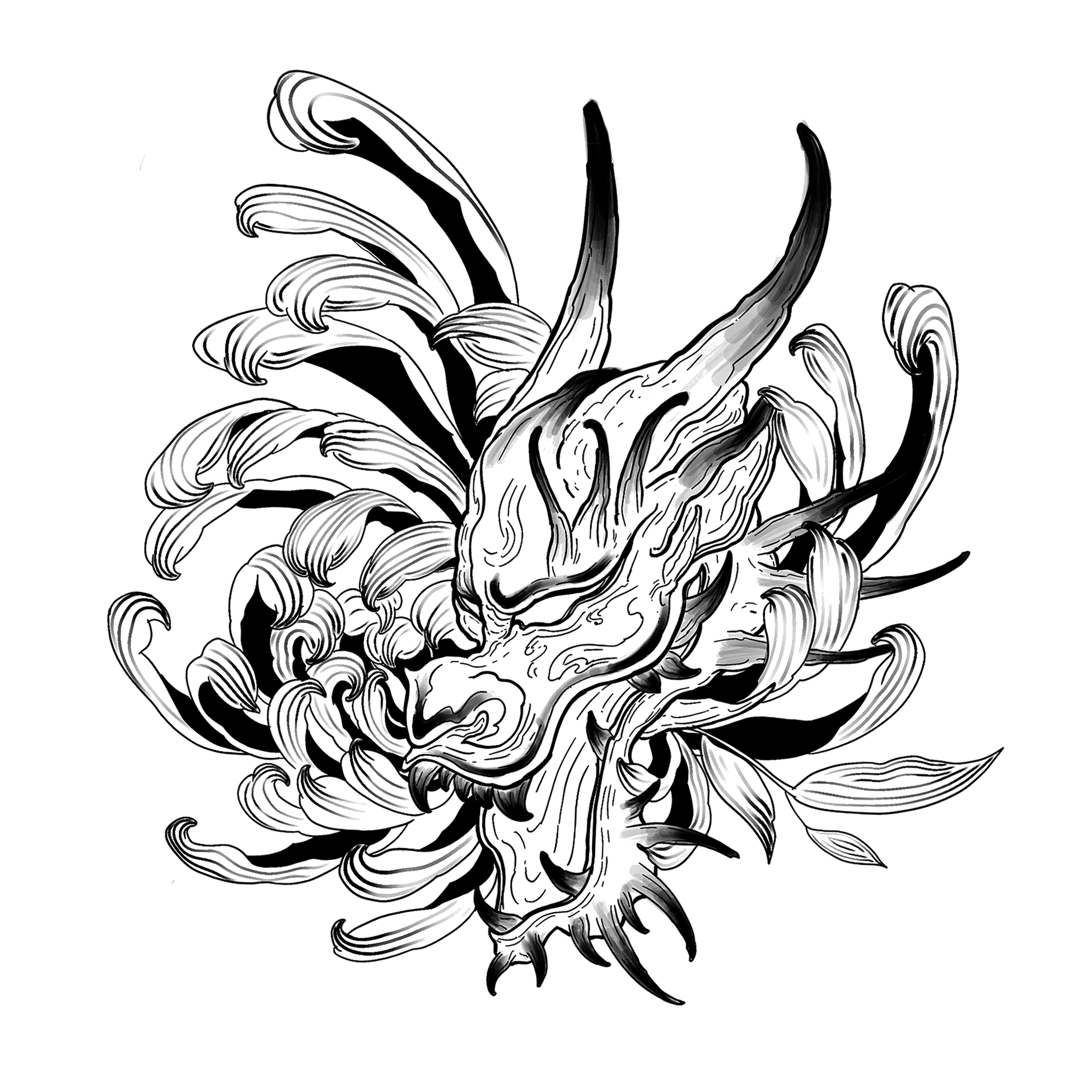 Japanese Chest Tattoos - Designs & Meanings | Inkbox™ | Semi-Permanent ...