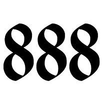 888 Semi-Permanent Tattoo. Lasts 1-2 weeks. Painless and easy to apply ...