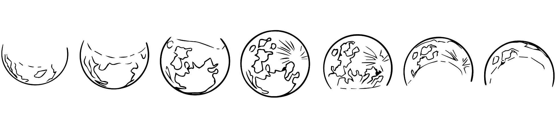 Moon Phases Tattoos: Celestial Ink Inspiration | Inkbox™ | Semi ...