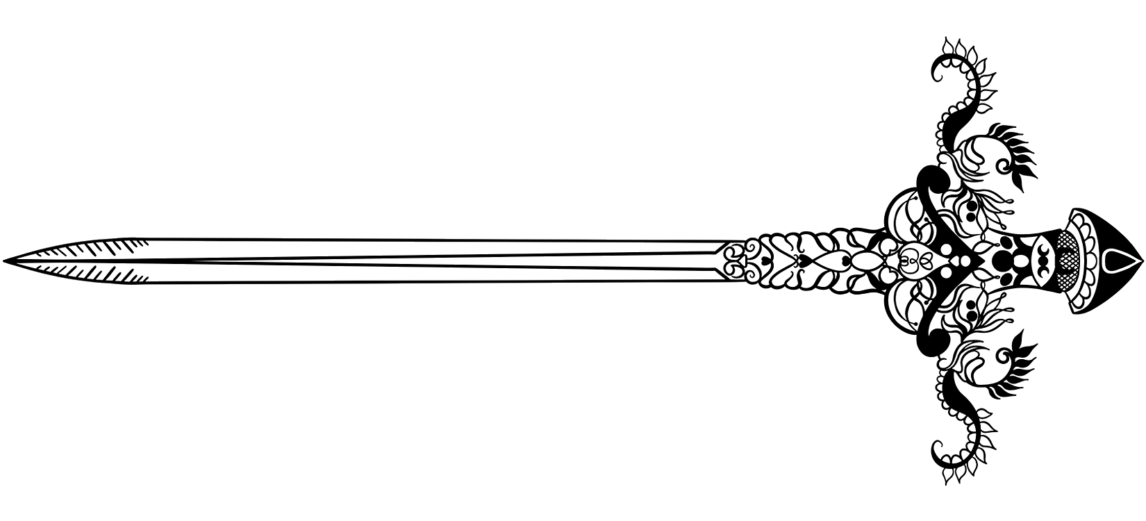 Gladius Semi-Permanent Tattoo. Lasts 1-2 weeks. Painless and easy to ...