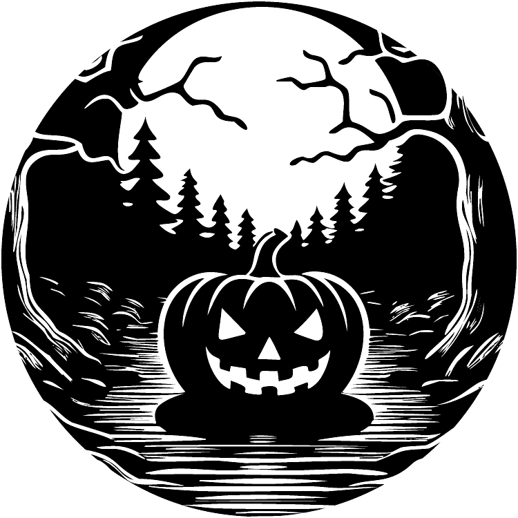 Moonlit Pumpkin Semi-Permanent Tattoo. Lasts 1-2 weeks. Painless and ...