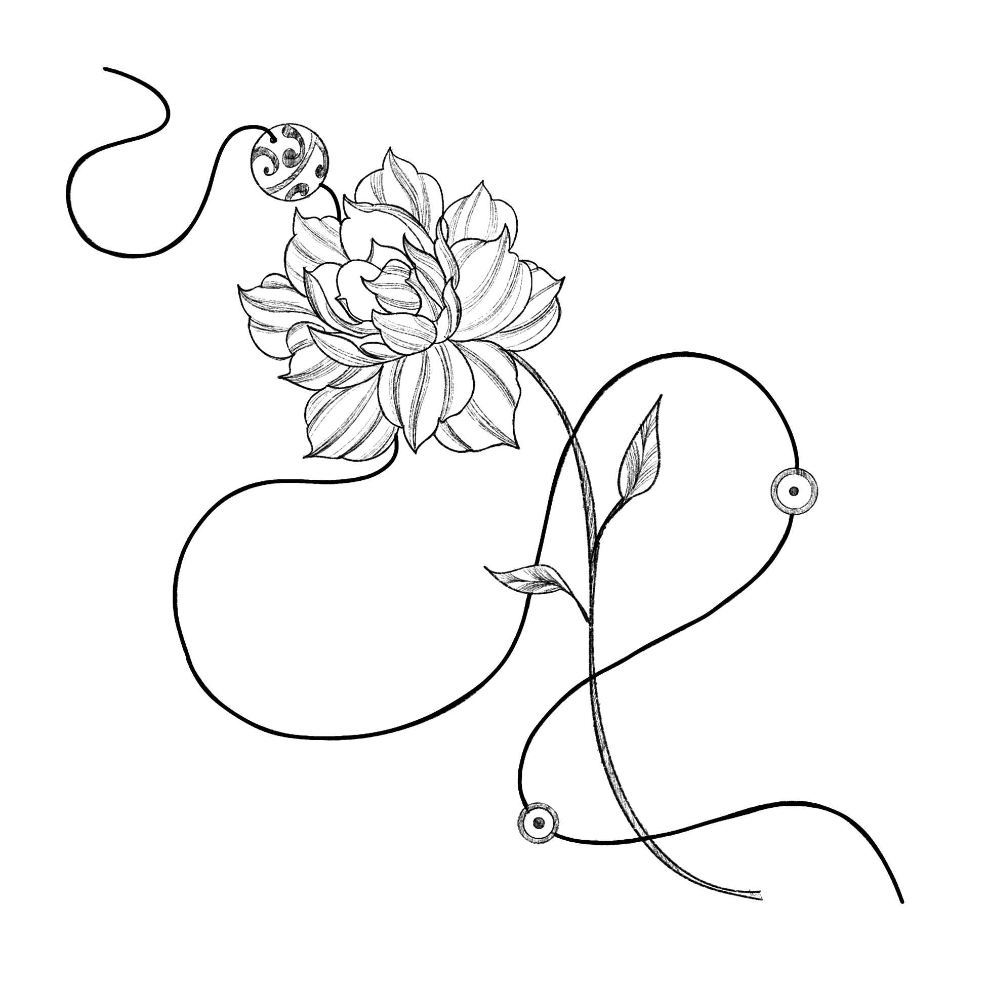 Fineline Rose Tattoos: Elegant & Delicate | Inkbox™ | Semi-Permanent ...