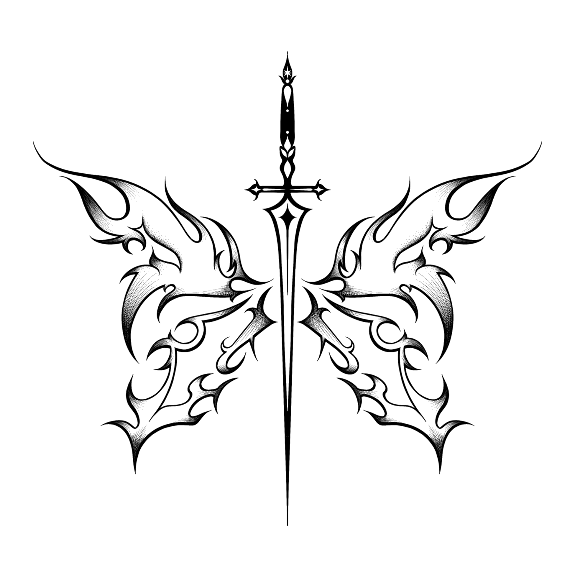 Sword Tattoos: Sharp Ink Designs | Inkbox™ | Semi-Permanent Tattoos