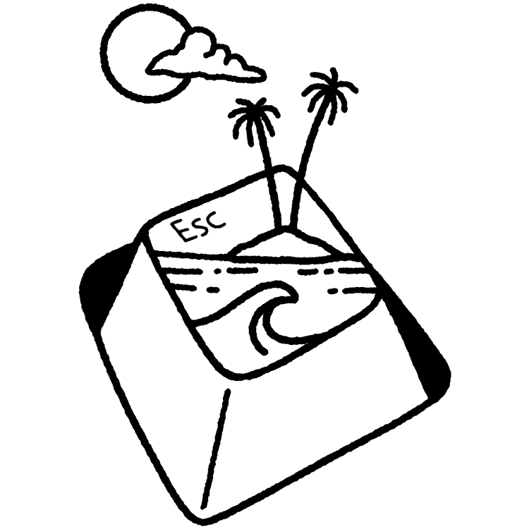 Esc to the Sea Semi-Permanent Tattoo. Lasts 1-2 weeks. Painless and ...