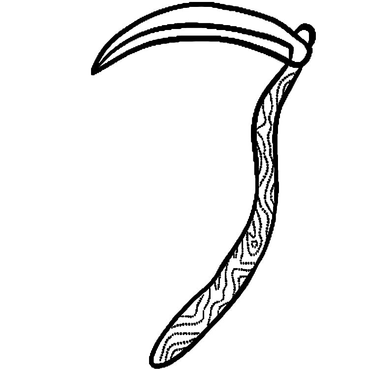 Scythe Tattoo Designs: Blade Art Gallery | Inkbox™ | Semi-Permanent Tattoos