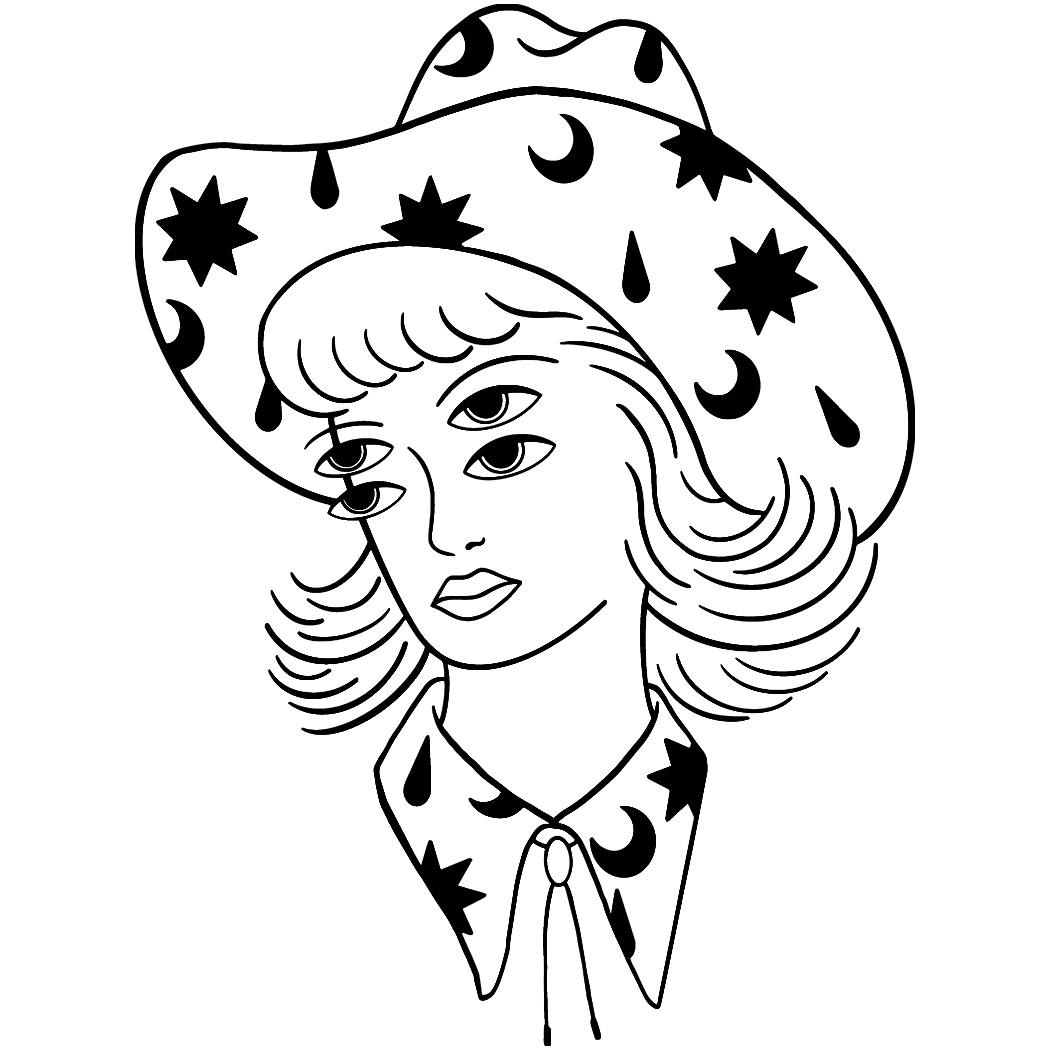 Bisexual Cowgirl Tattoo - Semi-Permanent Tattoos by Inkbox™