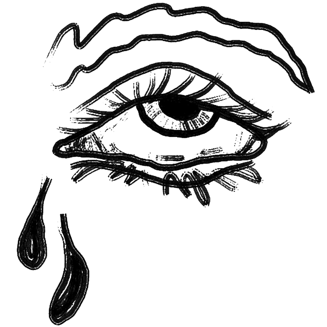 Dark Tears Semi-Permanent Tattoo. Lasts 1-2 weeks. Painless and easy to ...