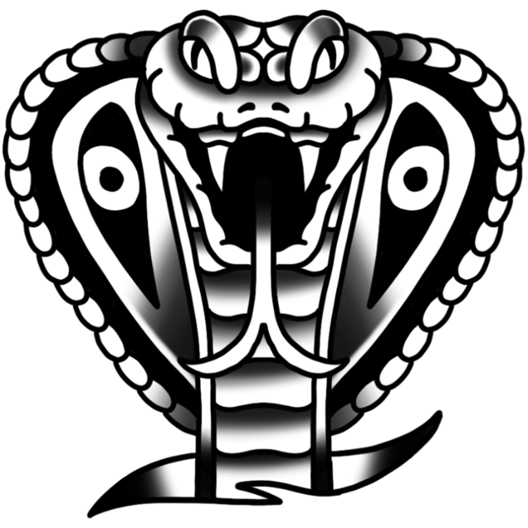 Too Close to the Cobra Semi-Permanent Tattoo. Lasts 1-2 weeks. Painless ...