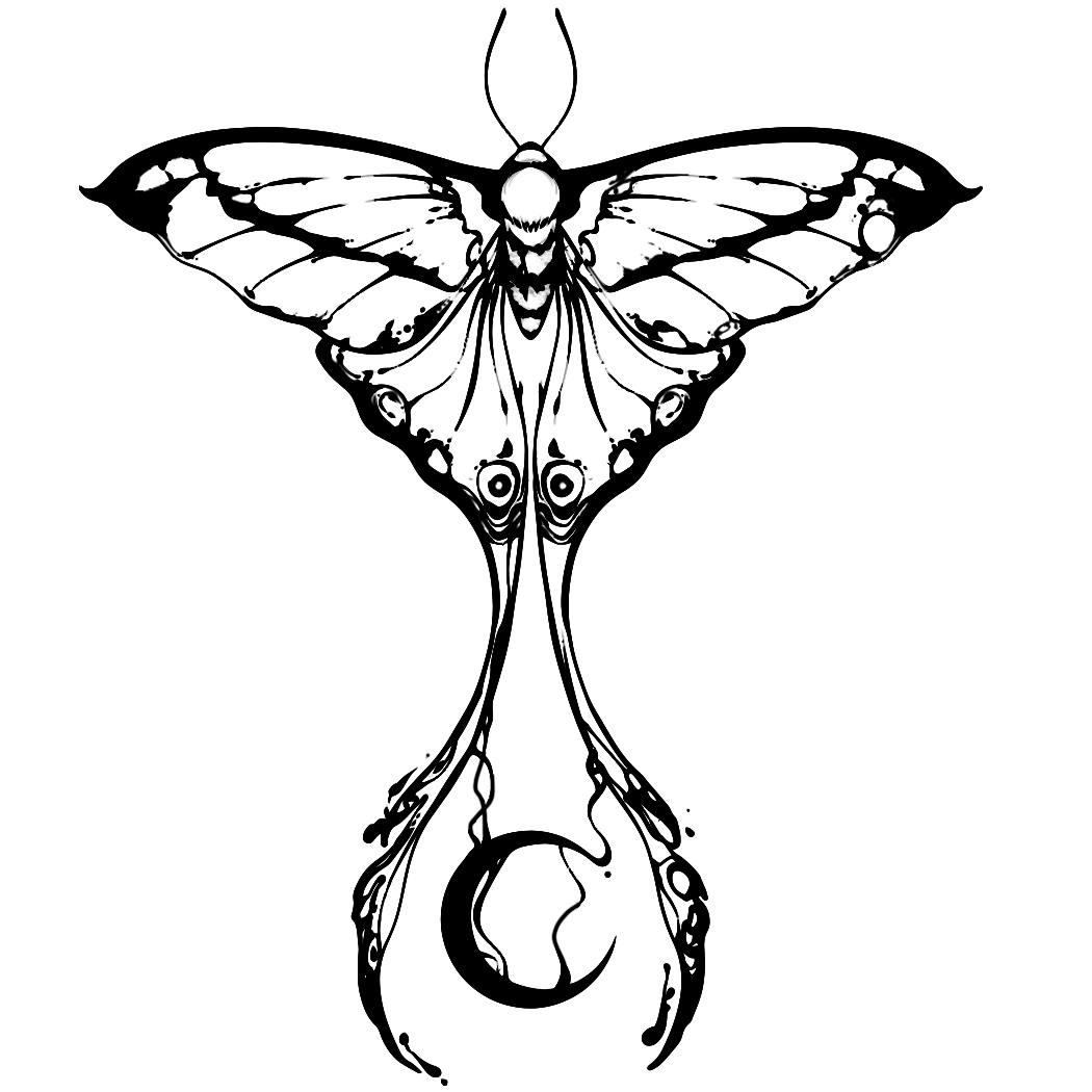 Luna Moth Tattoos: Exquisite Designs | Inkbox™ | Semi-Permanent Tattoos