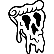 Toxic Pizza Semi-Permanent Tattoo. Lasts 1-2 weeks. Painless and easy ...