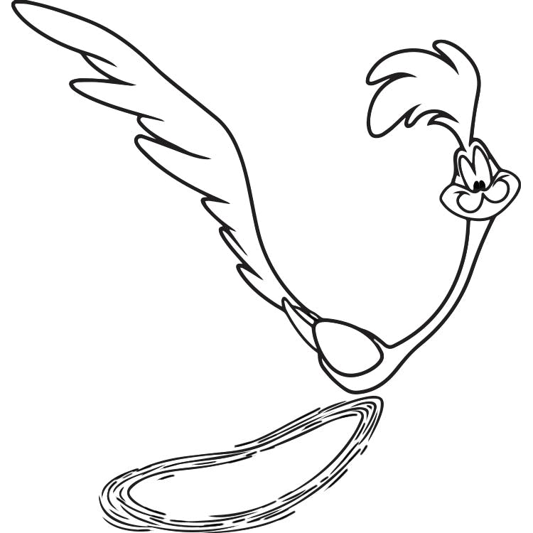 Road Runner Coloring Pages