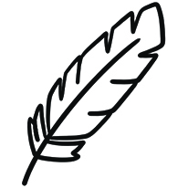 Fluffy Feather Semi-Permanent Tattoo. Lasts 1-2 weeks. Painless and ...