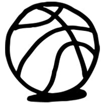 B Ball Tattoo - Semi-Permanent Tattoos by Inkbox™