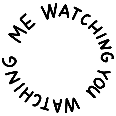 Watching You Watching Me Semi-Permanent Tattoo. Lasts 1-2 weeks ...