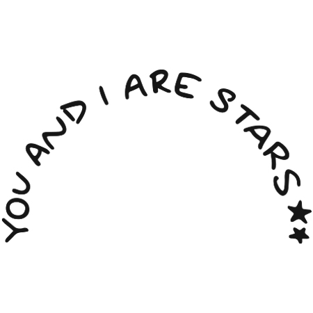 We Are Stars Semi-Permanent Tattoo. Lasts 1-2 weeks. Painless and easy ...