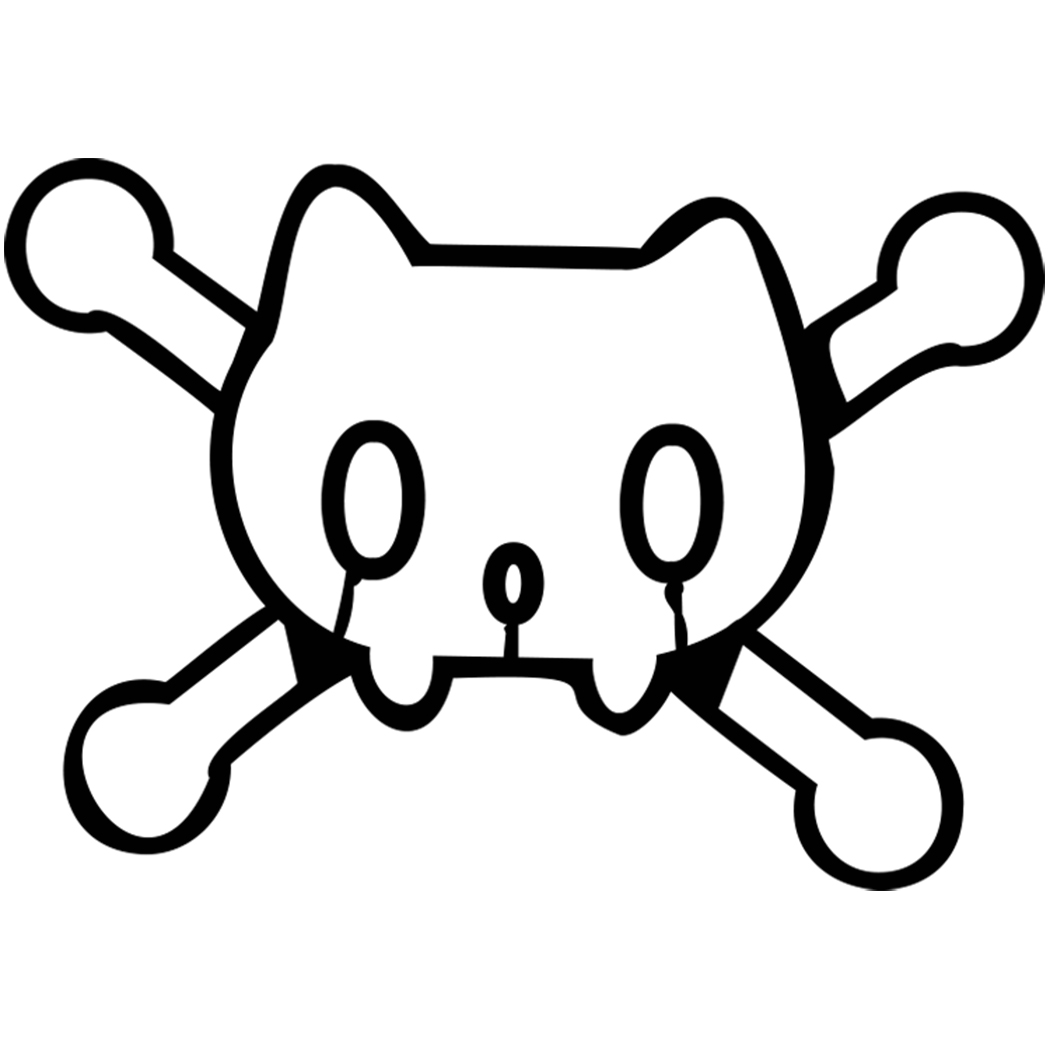 CRYING CAT Semi-Permanent Tattoo. Lasts 1-2 weeks. Painless and easy to ...