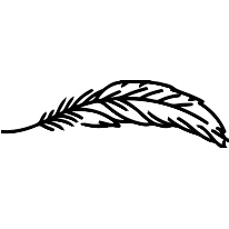 Lone Feather Semi-Permanent Tattoo. Lasts 1-2 weeks. Painless and easy ...
