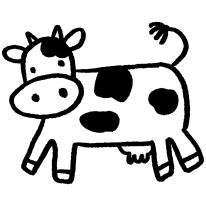 Little Miss Moo Semi-Permanent Tattoo. Lasts 1-2 weeks. Painless and ...