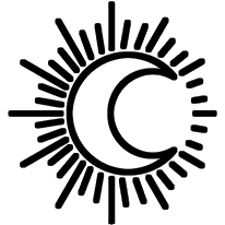 Moon Beams Semi-Permanent Tattoo. Lasts 1-2 weeks. Painless and easy to ...