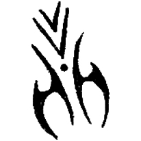 Directional Rune Semi-Permanent Tattoo. Lasts 1-2 weeks. Painless and ...