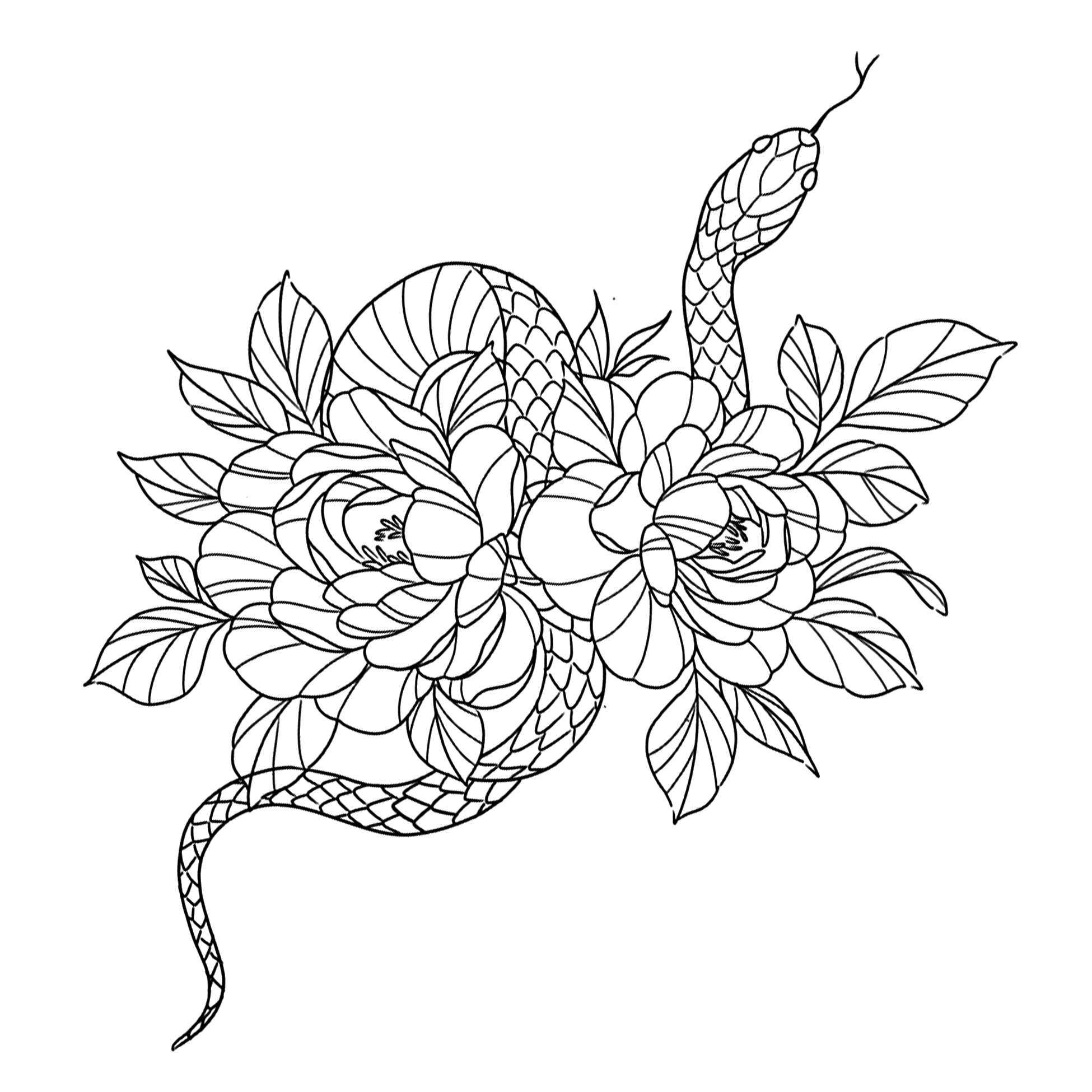 Outline Tattoos: Sleek & Simple Designs | Inkbox™ | Semi-Permanent Tattoos