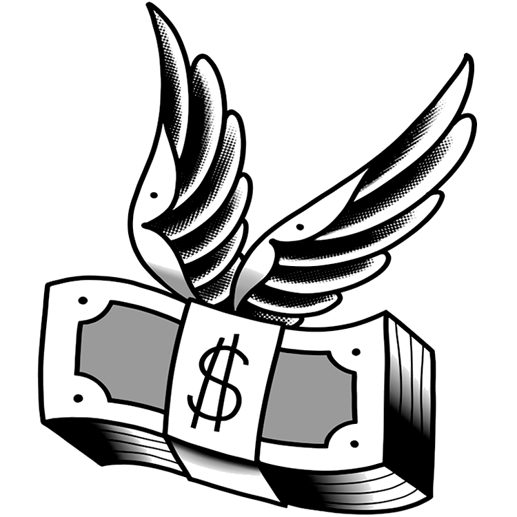 Cash-In on Ink: Money Sign Tattoo Gallery | Inkbox™ | Semi-Permanent ...