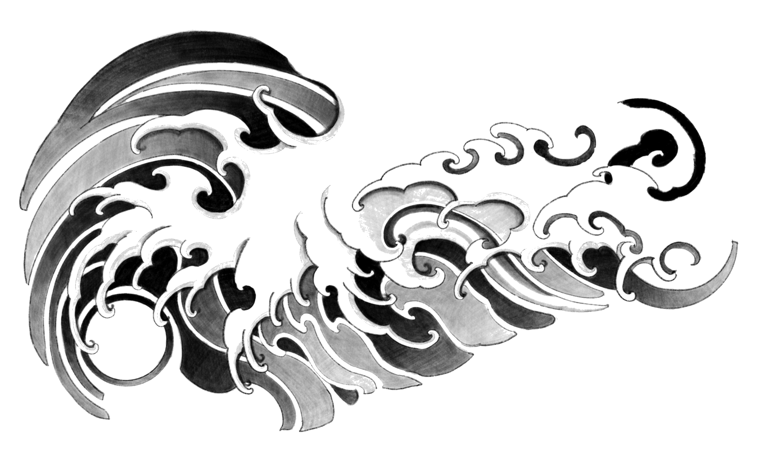 Japanese Wave Tattoos - Designs & Meanings | Inkbox™ | Semi-Permanent ...