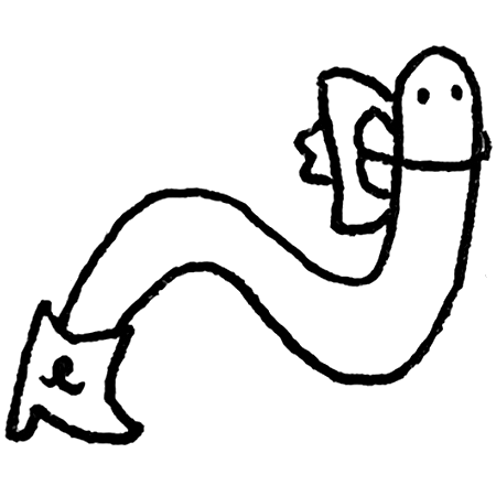 West Worm Tattoo - Semi-Permanent Tattoos by Inkbox™