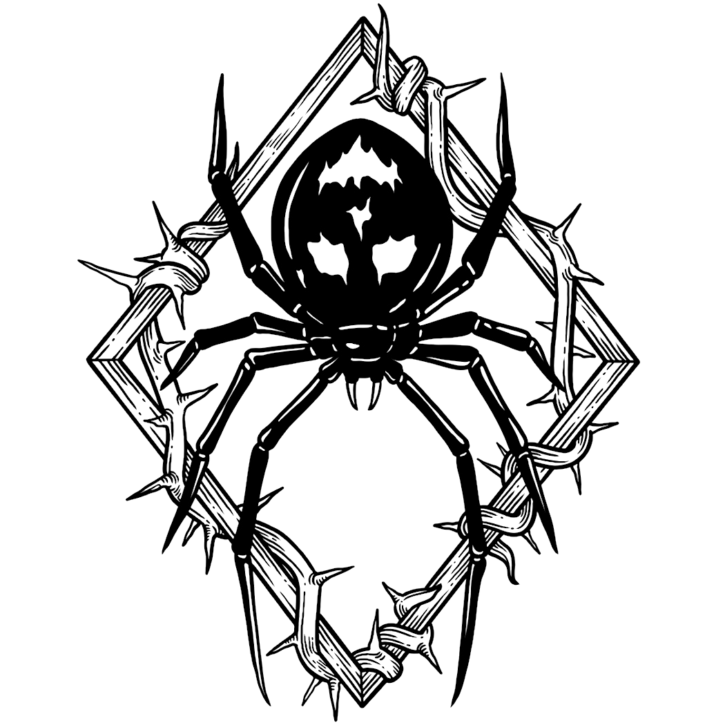 Menacing Semi-Permanent Tattoo. Lasts 1-2 weeks. Painless and easy to ...