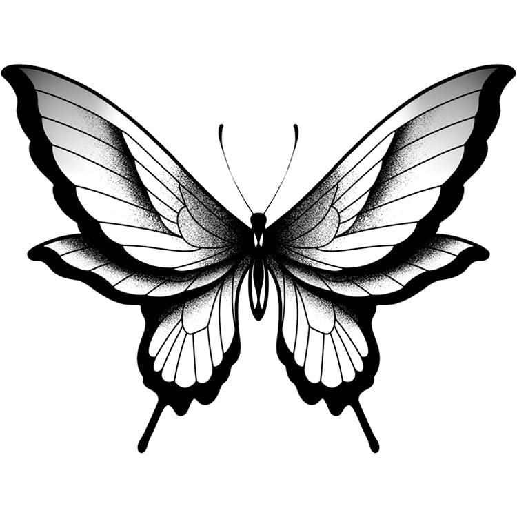 Natural Symmetry Tattoo - Semi-Permanent Tattoos by Inkbox™