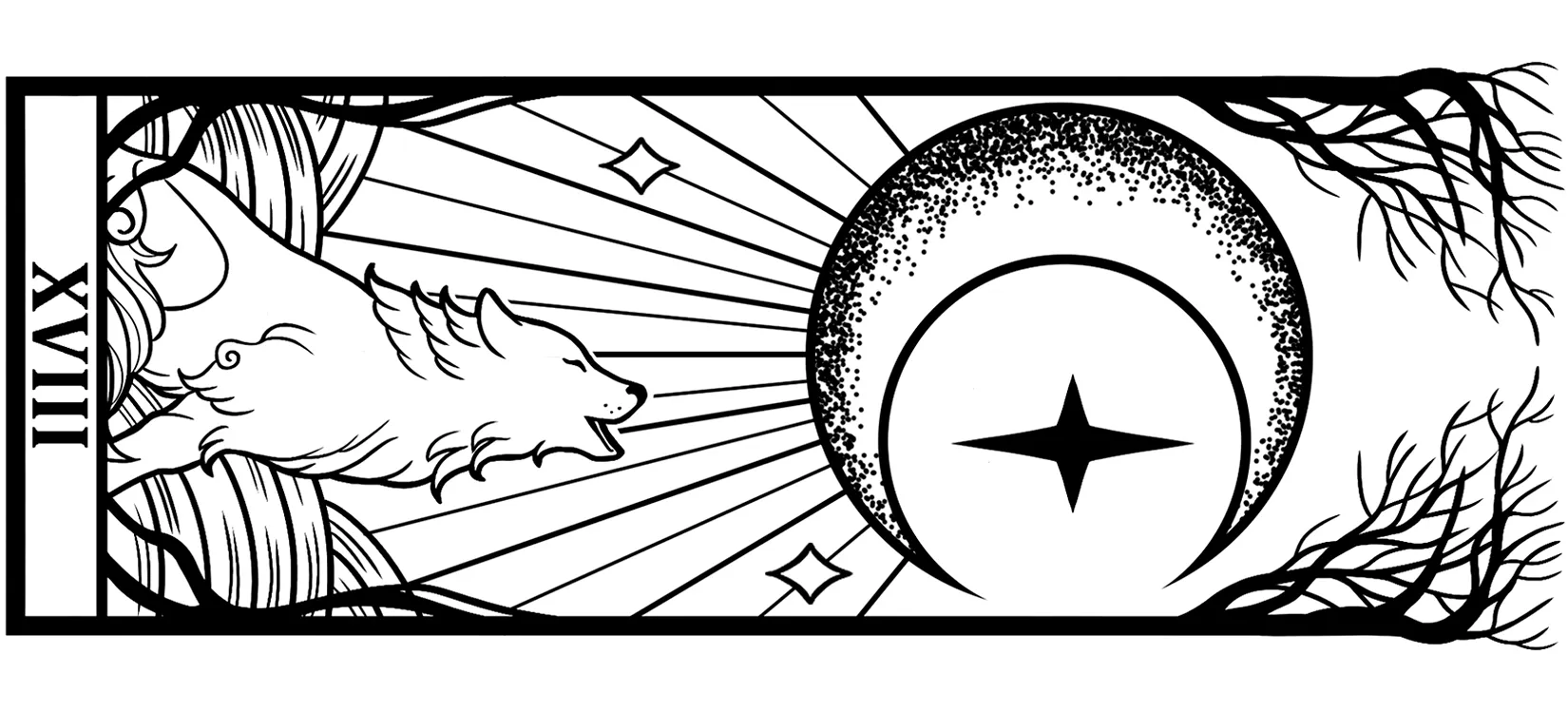 La Lune Tattoo - Semi-Permanent Tattoos by Inkbox™