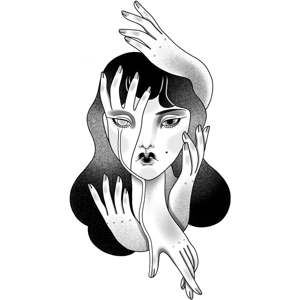 Inner Demons Tattoo - Semi-Permanent Tattoos by Inkbox™