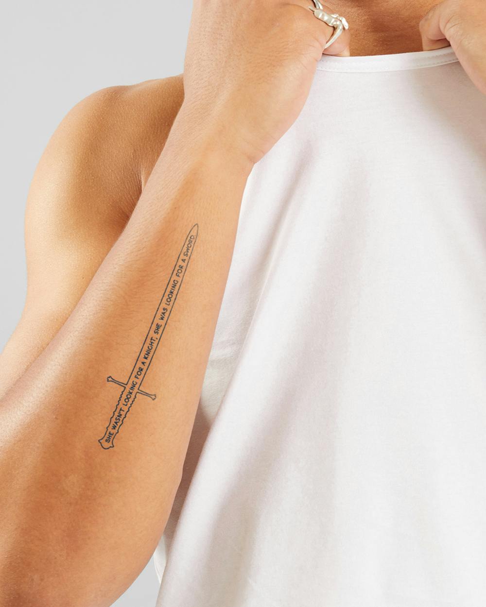 Sword Tattoos: Sharp Ink Designs | Inkbox™ | Semi-Permanent Tattoos