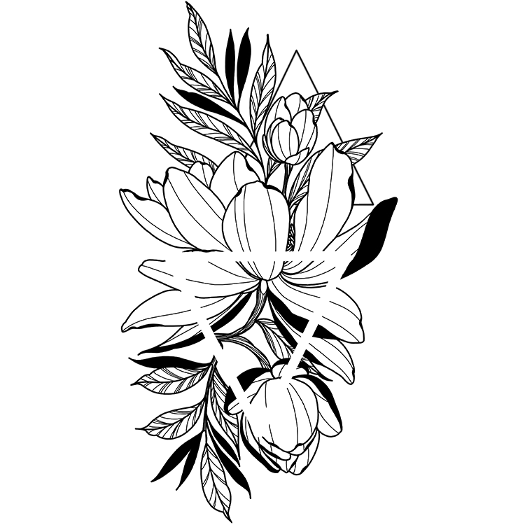 Fine Line Back Tattoos: Sleek & Elegant | Inkbox™ | Semi-Permanent Tattoos