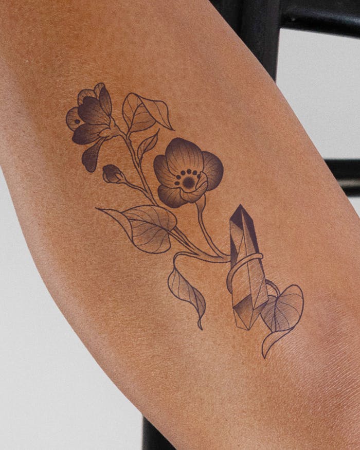 Crystal Spell Tattoo - Semi-Permanent Tattoos by inkbox™ - Inkbox™