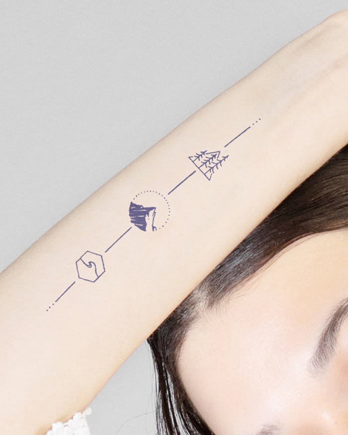 Earthly Elements Tattoo - Semi-Permanent Tattoos by inkbox™ - Inkbox™