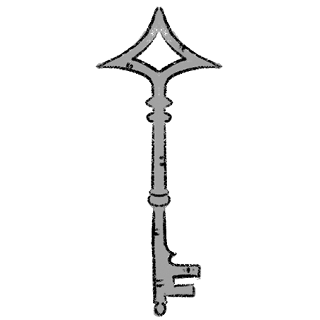 Mysterious Key Semi-Permanent Tattoo. Lasts 1-2 weeks. Painless and ...