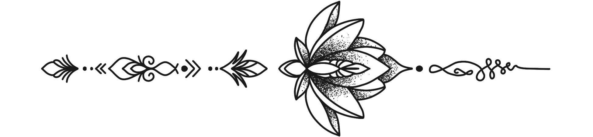 Blooms and Blossoms Semi-Permanent Tattoo. Lasts 1-2 weeks. Painless ...