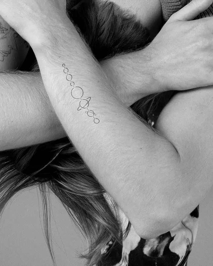 Celestial Bodies Semi-Permanent Tattoo. Lasts 1-2 weeks. Painless and ...